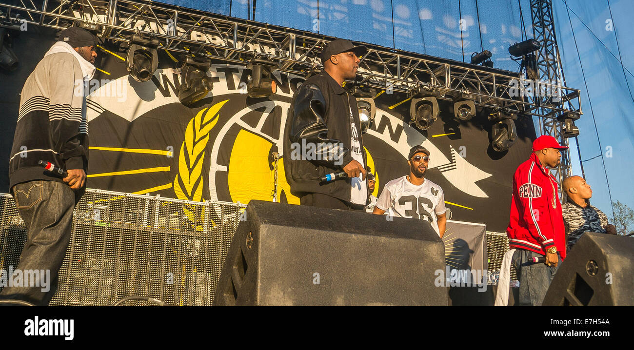 Chicago, IL, USA. 13th Sep, 2014. ROBERT FITZGERALD DIGGS (RZA) of Wu ...