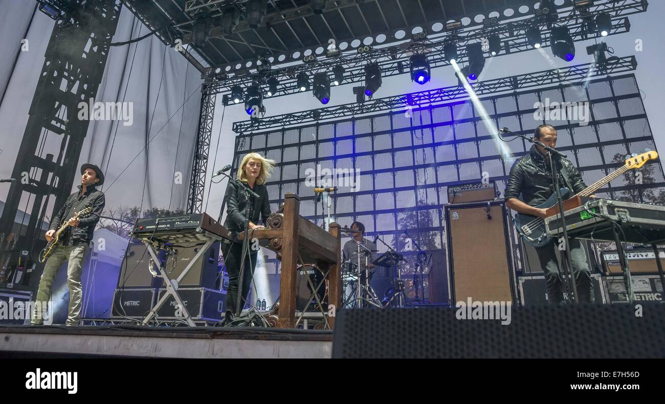Chicago, IL, USA. 13th Sep, 2014. Musician EMILY HAINES of the band ...