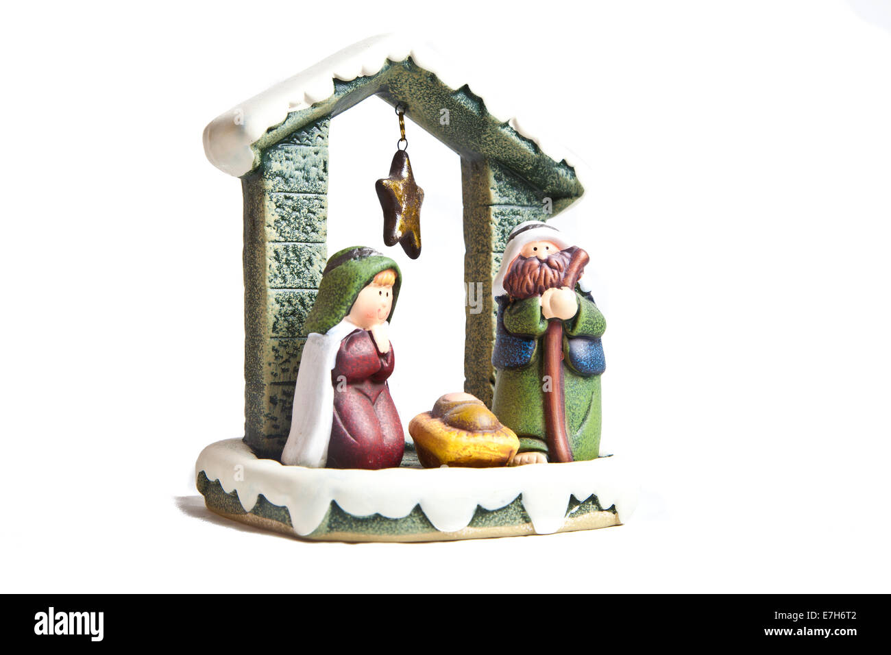 Nativity scene birth child Cut Out Stock Images & Pictures - Alamy