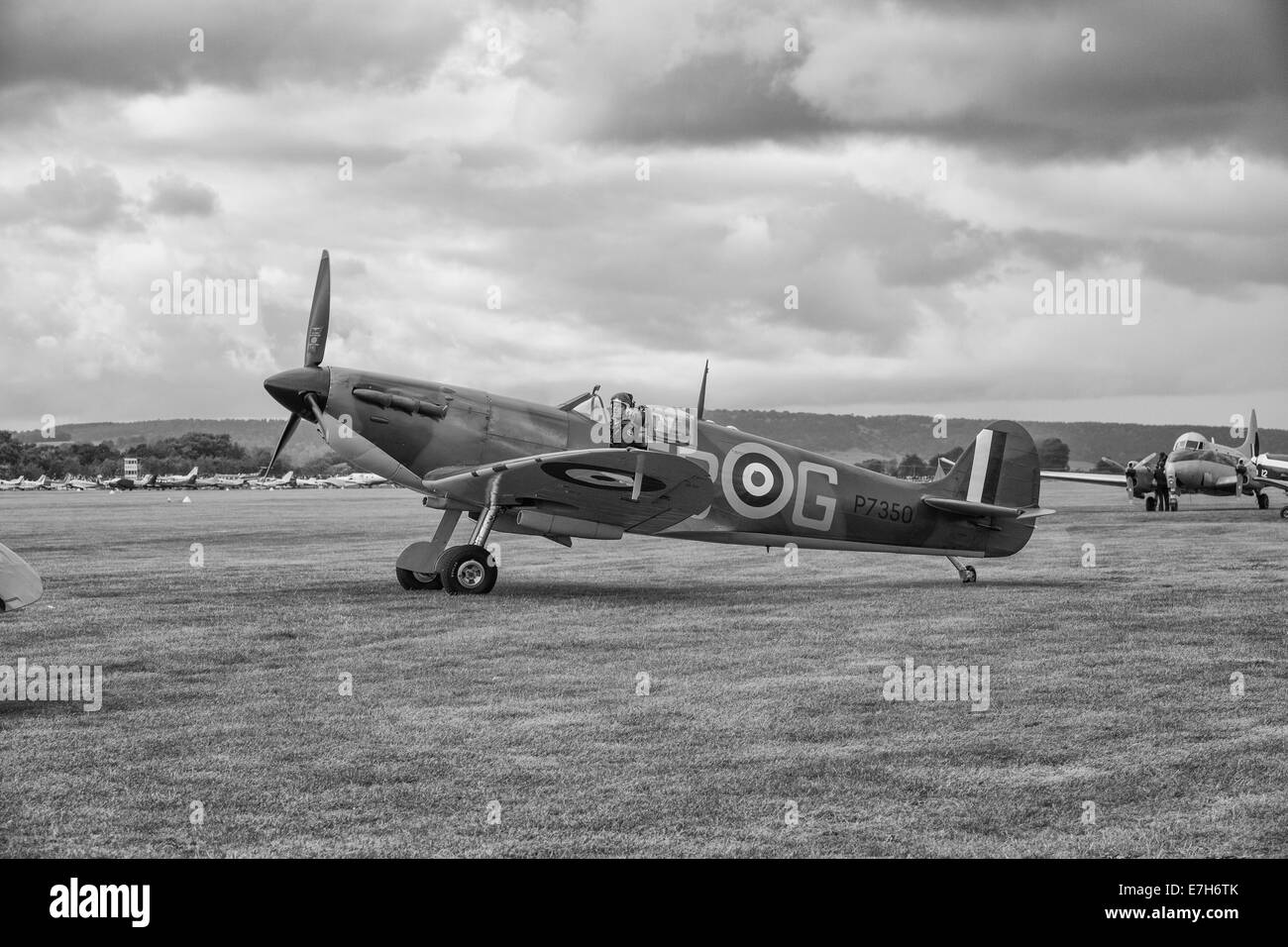 Spitfire Black and White Stock Photos & Images - Alamy