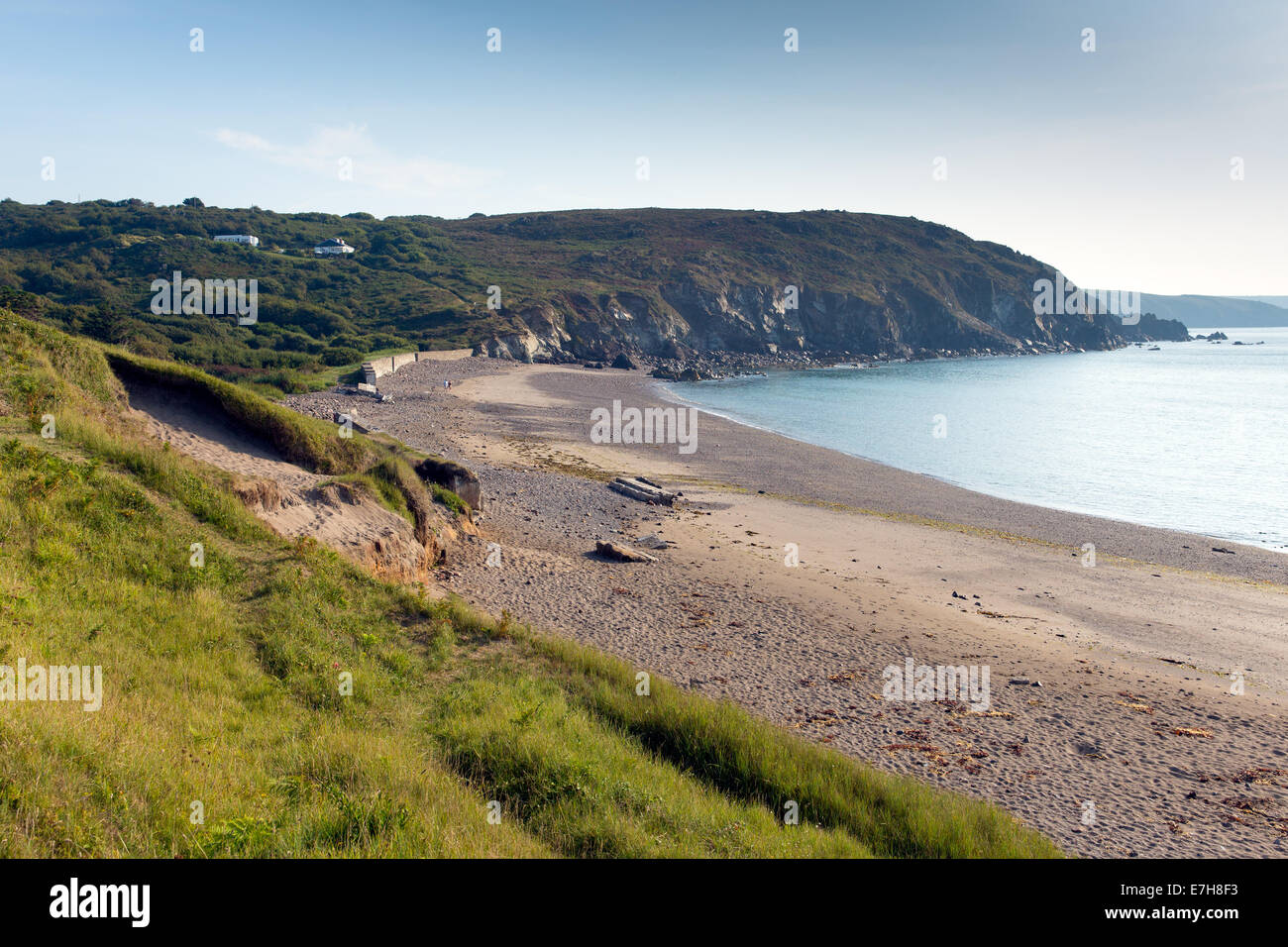 View towards Compass Cove a short walk from Kennack Sands beach ...