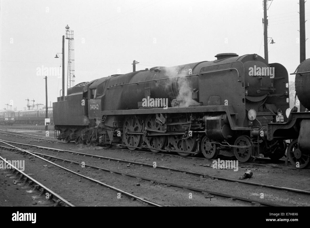 original british rail steam engine west country class number 34042 ...