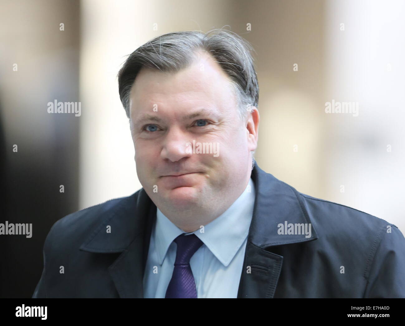 Ed Balls at The BBC for The Andrew Marr Show Featuring: Ed Balls Where ...