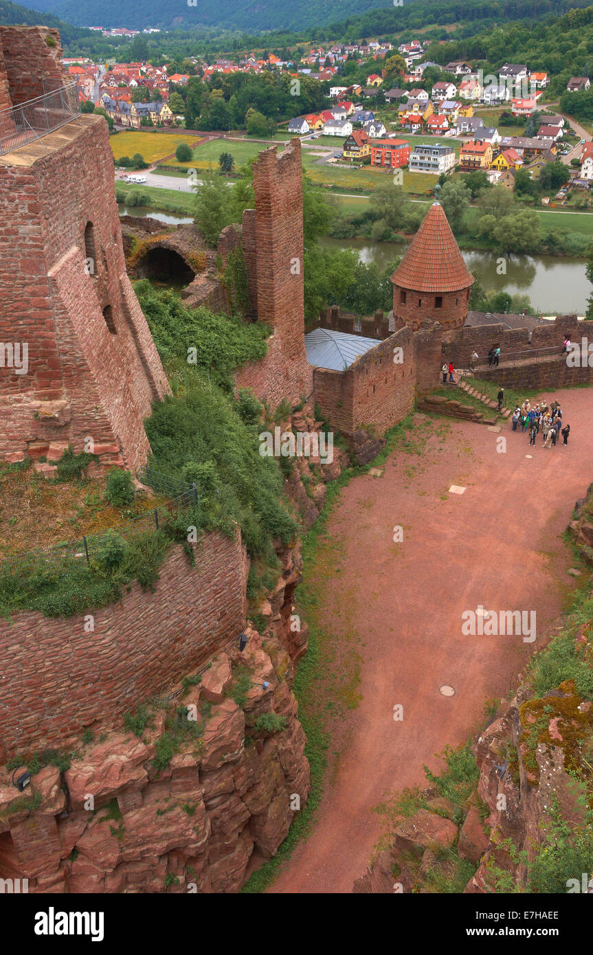 Wertheim, Wertheim castle, Main River, Main-Tauber, Romantische Strasse ...