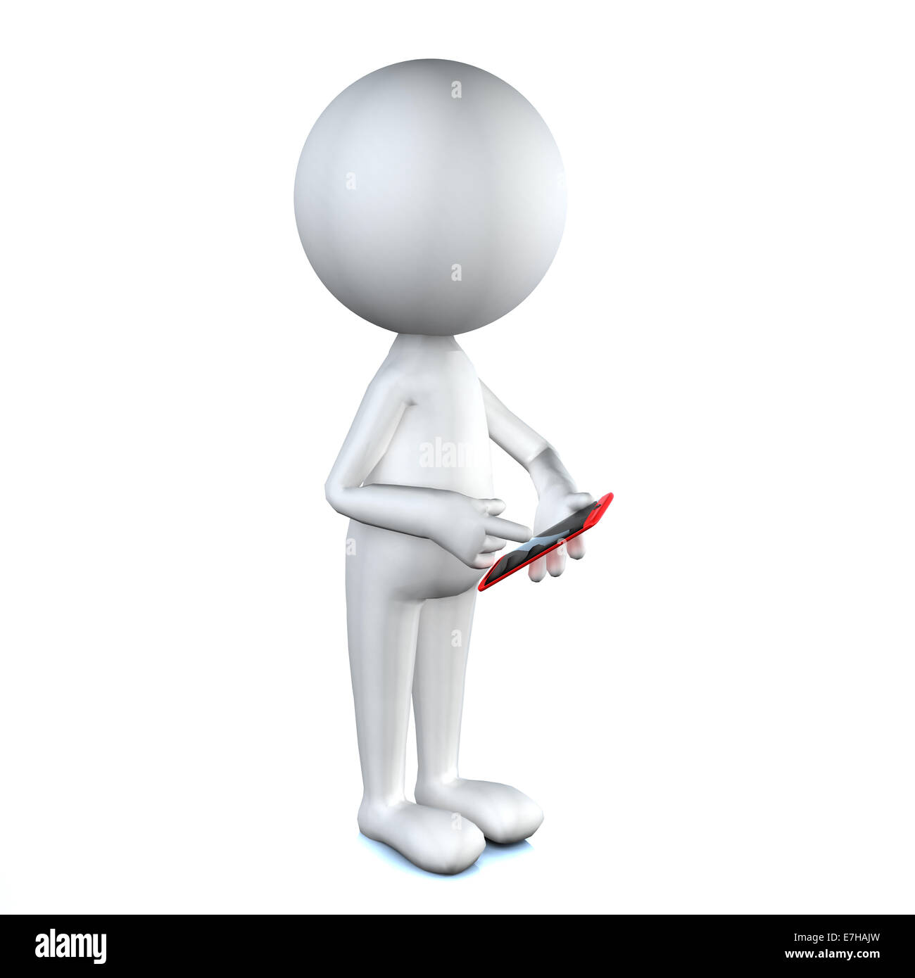 Person using cell phone Cut Out Stock Images & Pictures - Alamy