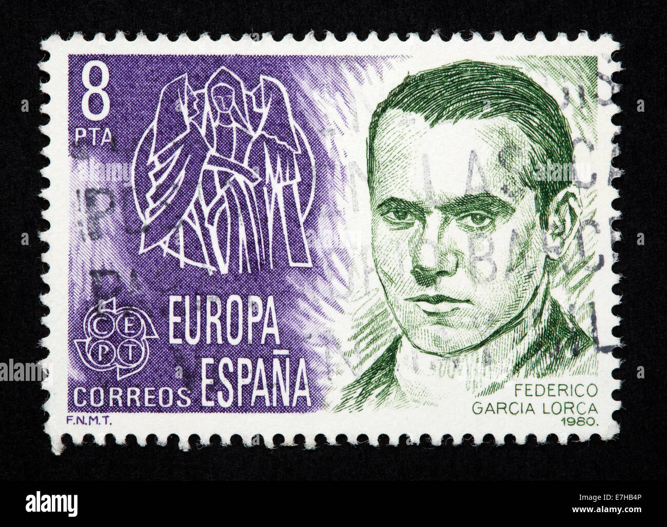 Spanish postcard stamp hi-res stock photography and images - Alamy