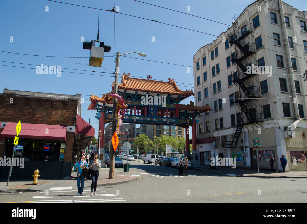 Chinatown gate china town entrance gate hi-res stock photography and ...