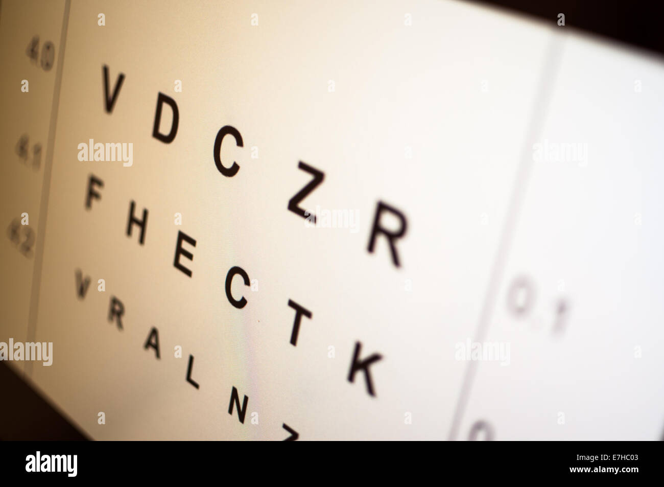 Dmv Eye Test Machine Optotype Hi Res Stock Photography And Images