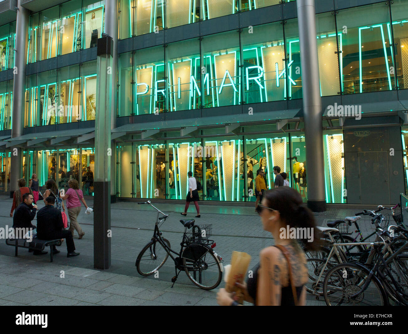 large Primark store in the city center of Cologne, NRW, Germany, with ...