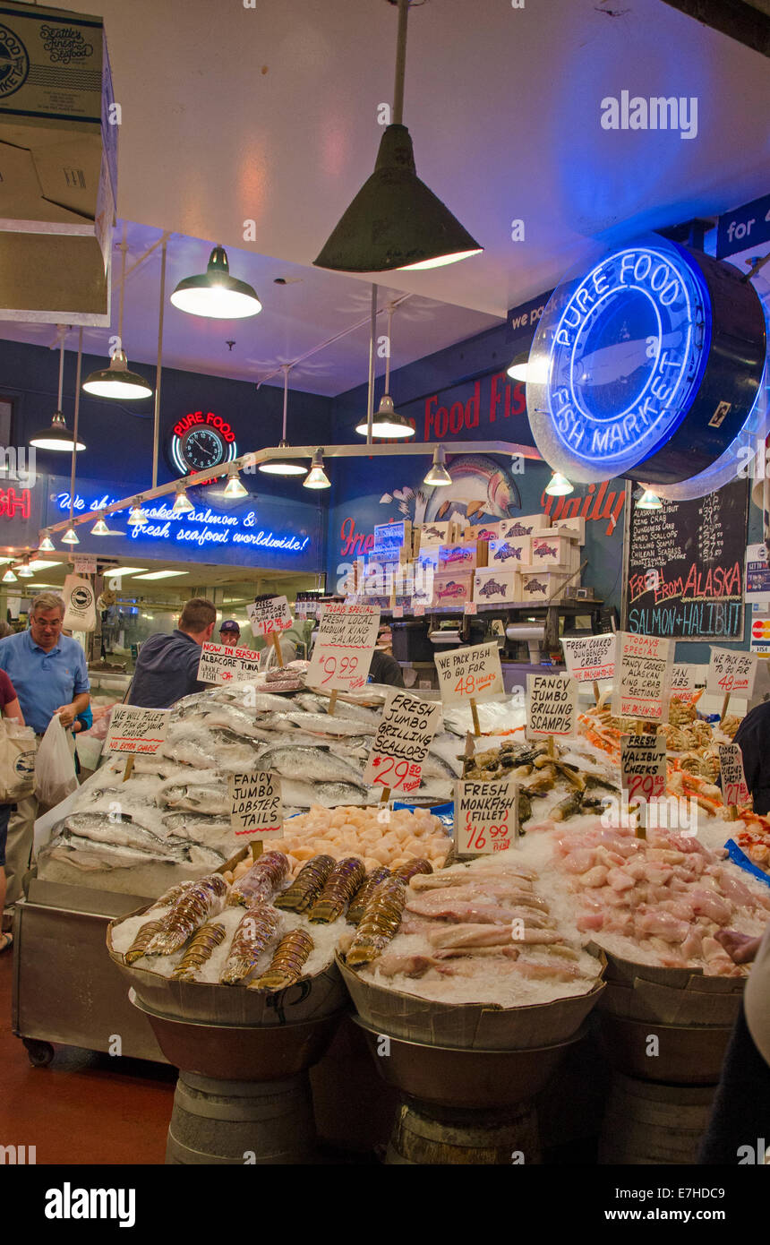 Shellfish stalls hi-res stock photography and images - Alamy