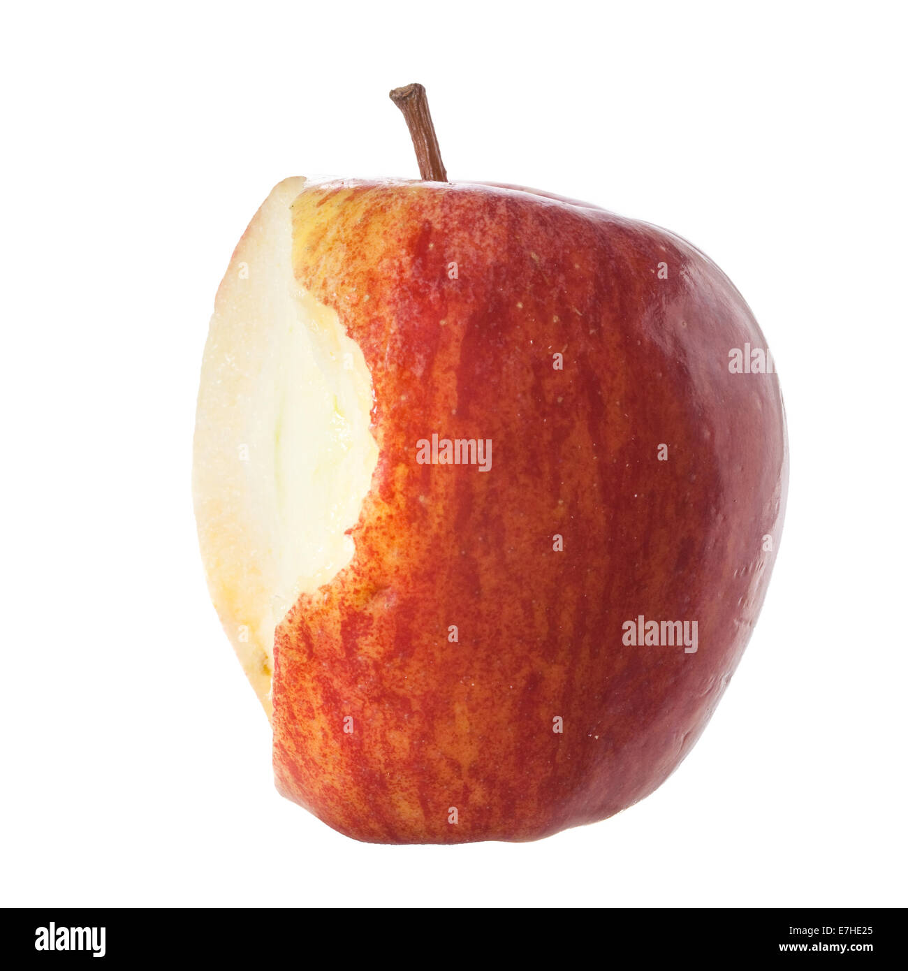 red apple being eaten Stock Photo - Alamy