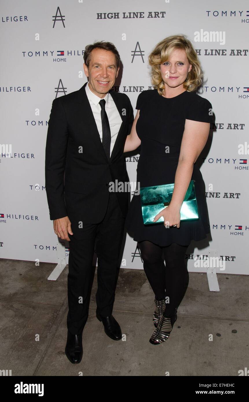 New York, NY, USA. 17th Sep, 2014. Jeff Koons, Justine Wheeler Koons at ...
