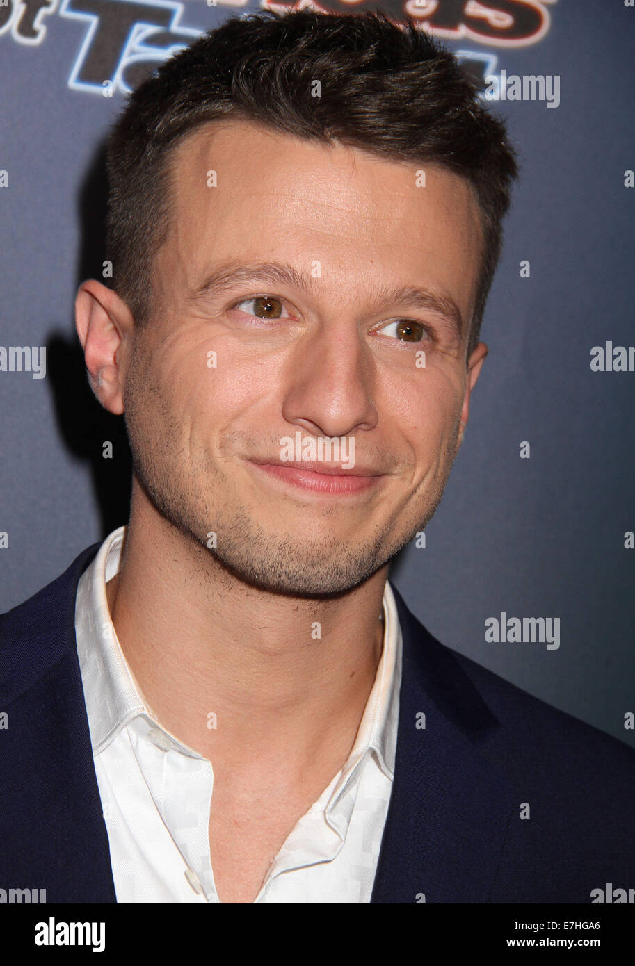 New York, New York, USA. 17th Sep, 2014. Winner magician MATT FRANCO ...