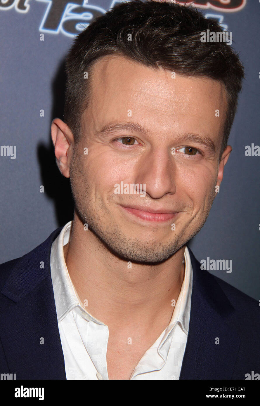 New York, New York, USA. 17th Sep, 2014. Winner magician MATT FRANCO ...
