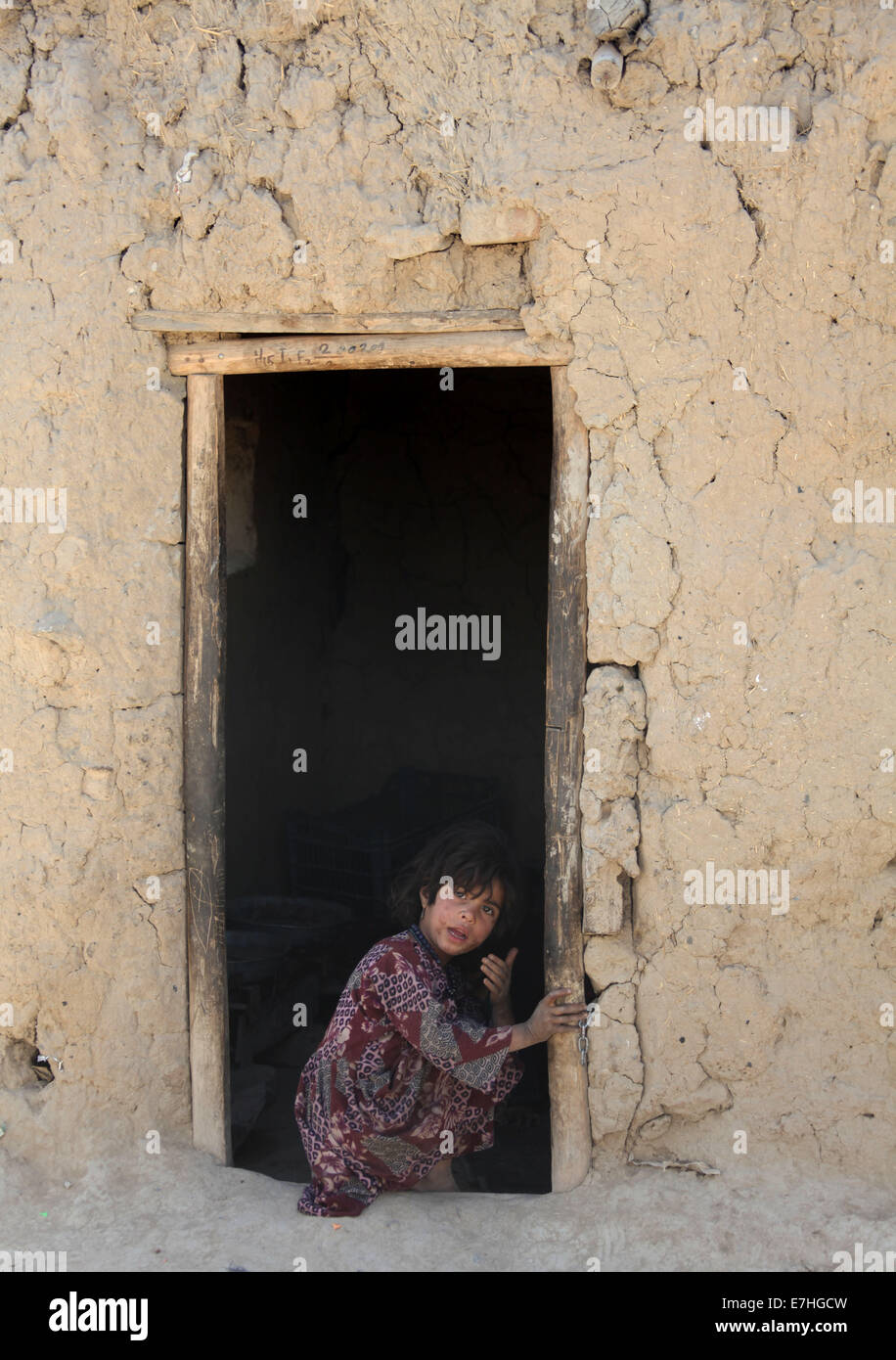 Kabul, Afghanistan. 18th Sep, 2014. A displaced Afghan girl from ...