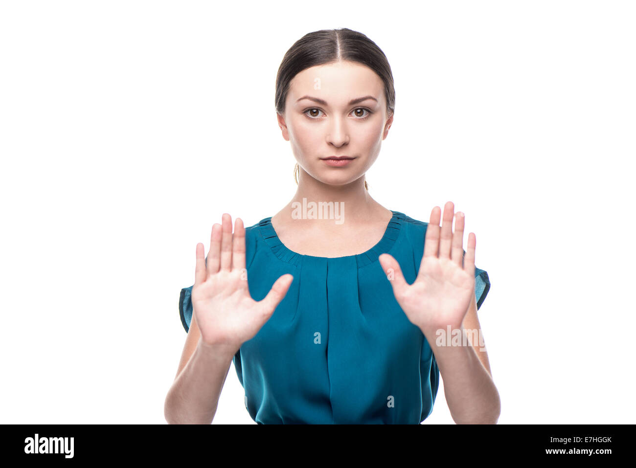 Action instructing hi-res stock photography and images - Alamy