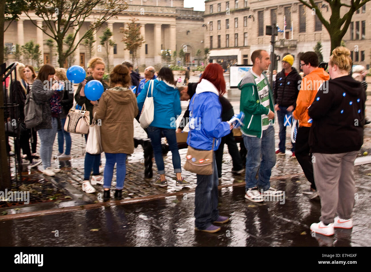 Dundee, Scotland, UK. 18th September, 2014: Scottish Referendum "Vote ...