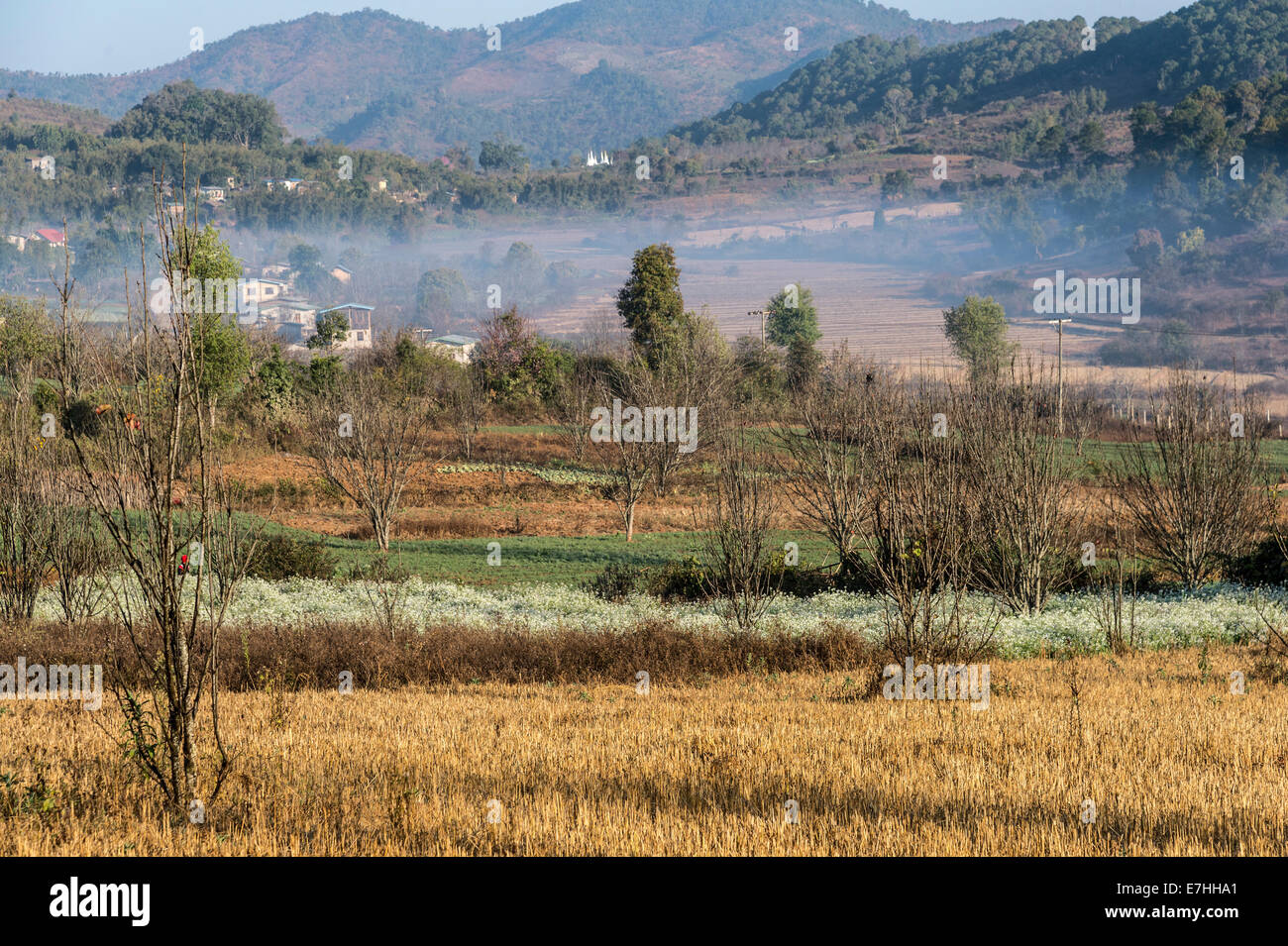 Landscape, Shan Province, Burma Stock Photo - Alamy