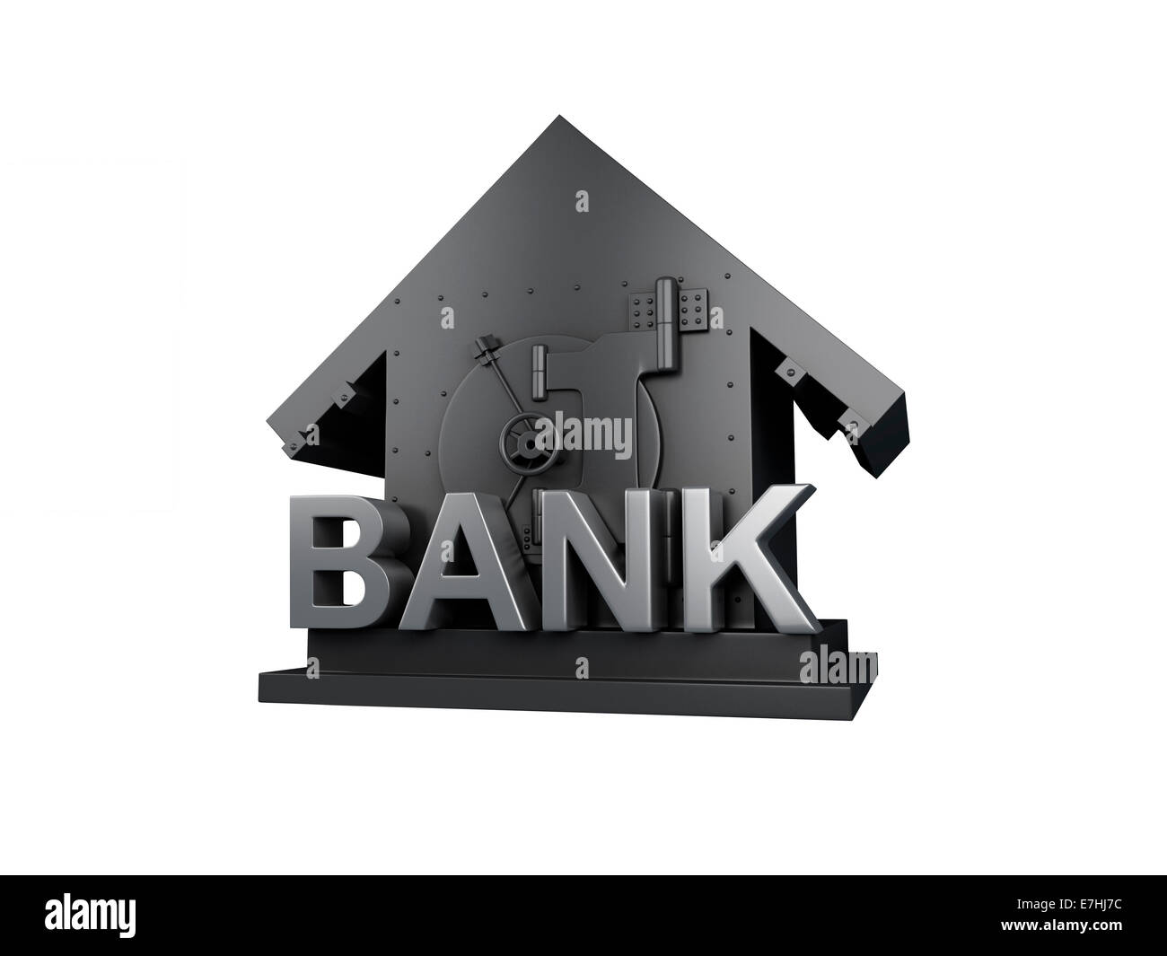 image of Bank Safe. security concept on white background. 3d ...