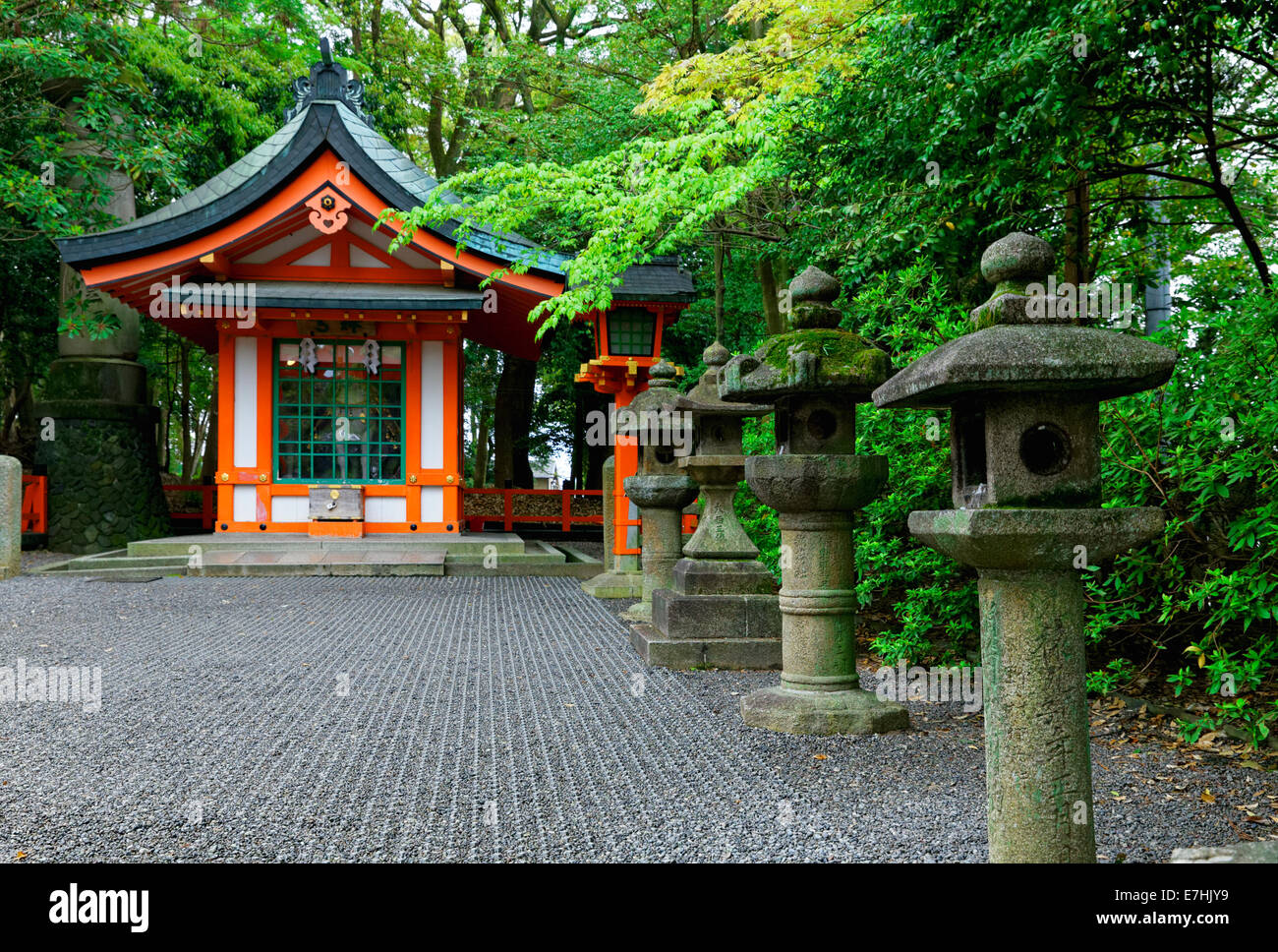 Japan temple tree hi-res stock photography and images - Alamy