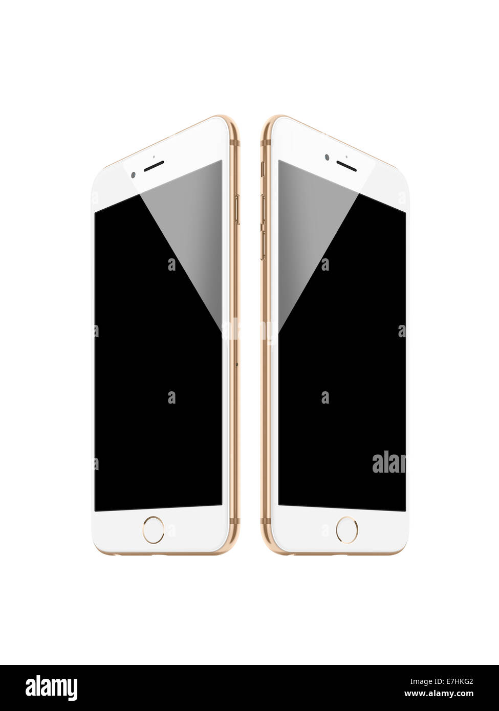 Gold phones hi-res stock photography and images - Alamy