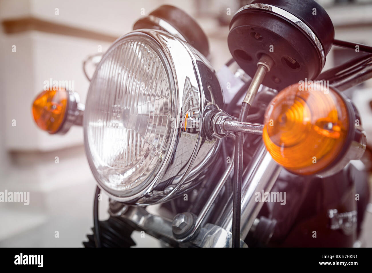 Motorcycle headlight hi-res stock photography and images - Alamy