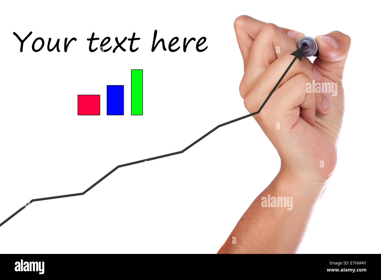 Hand pointing drawing hi-res stock photography and images - Alamy