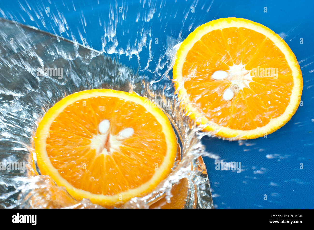 Fresh orange juice water splash hi-res stock photography and images - Alamy