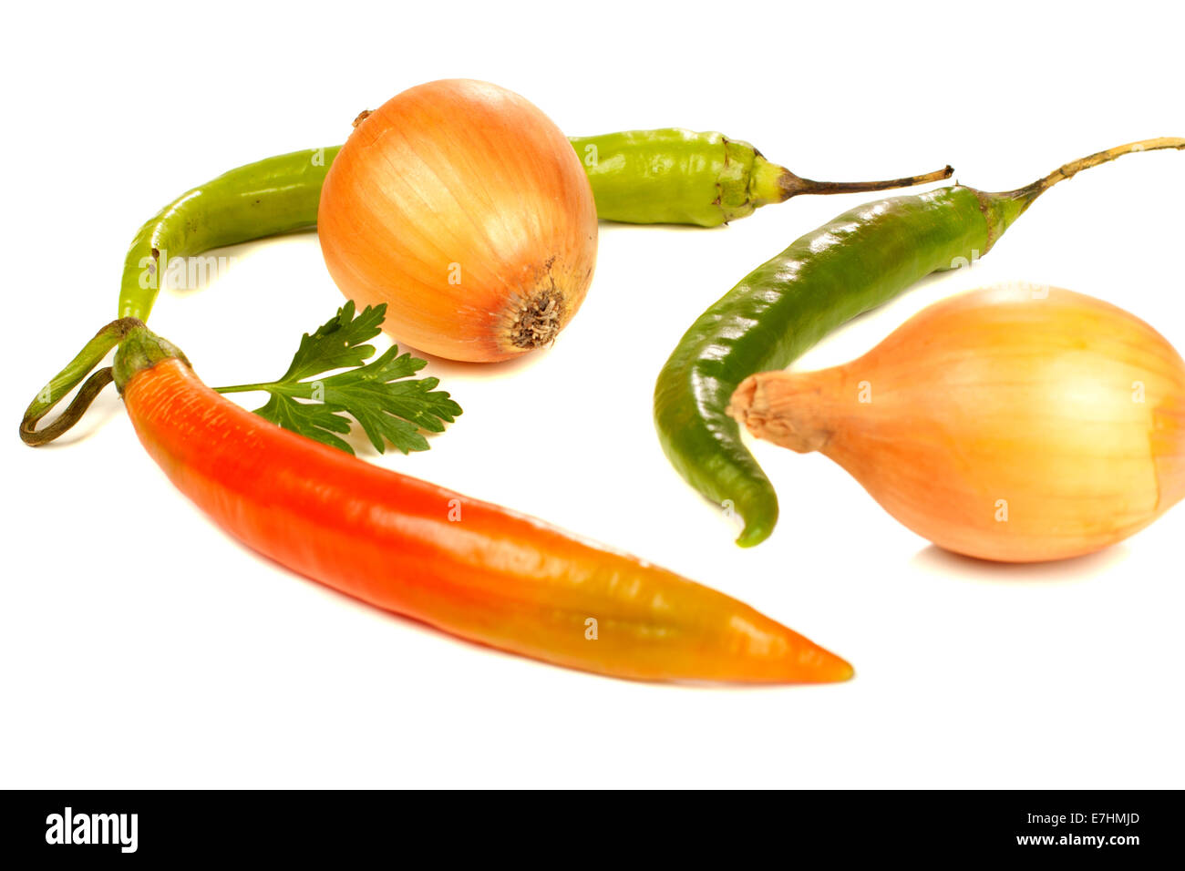 Onion parsley Cut Out Stock Images & Pictures - Alamy