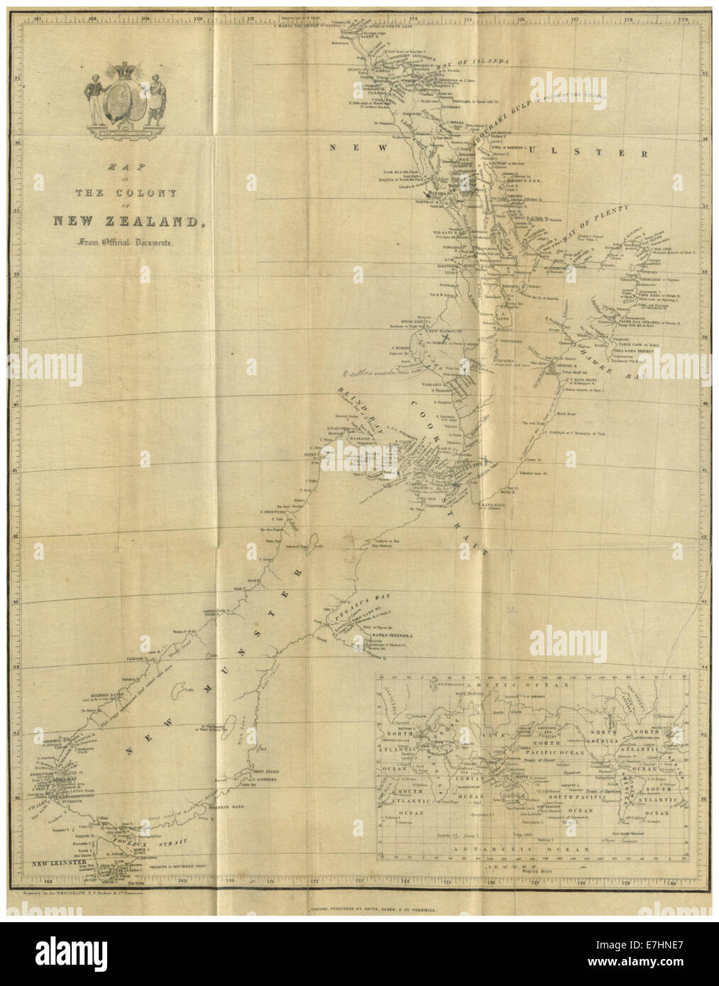 Map of the colony hi-res stock photography and images - Alamy
