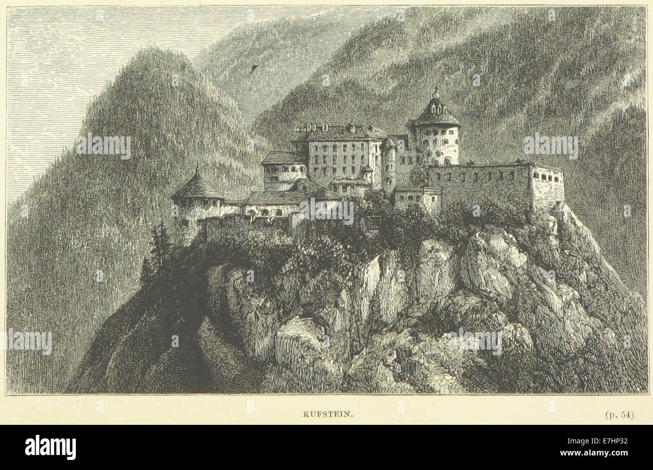 Kufstein map hi-res stock photography and images - Alamy