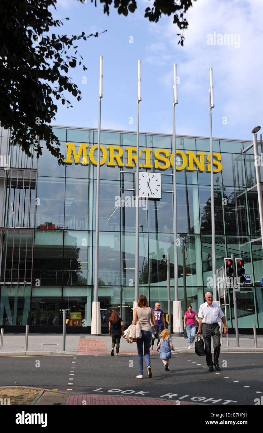 Morrisons superstore hi-res stock photography and images - Alamy