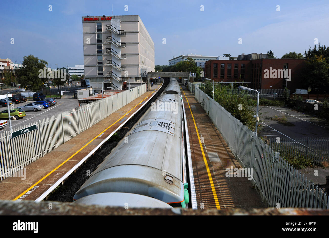 Crawley West Sussex UK - Train at Crawley Station Stock Photo - Alamy