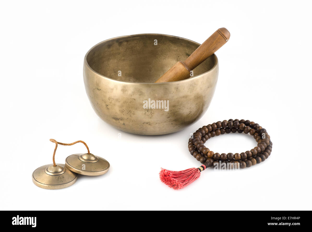 Bronze prayer bowl hi-res stock photography and images - Alamy