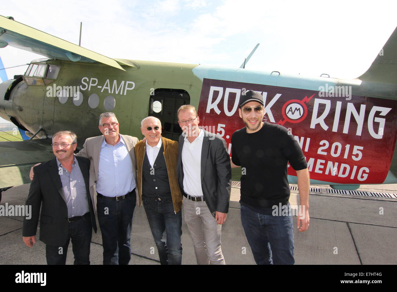 The managers of concert agency MLK, Andre Lieberberg (R) and Marek ...