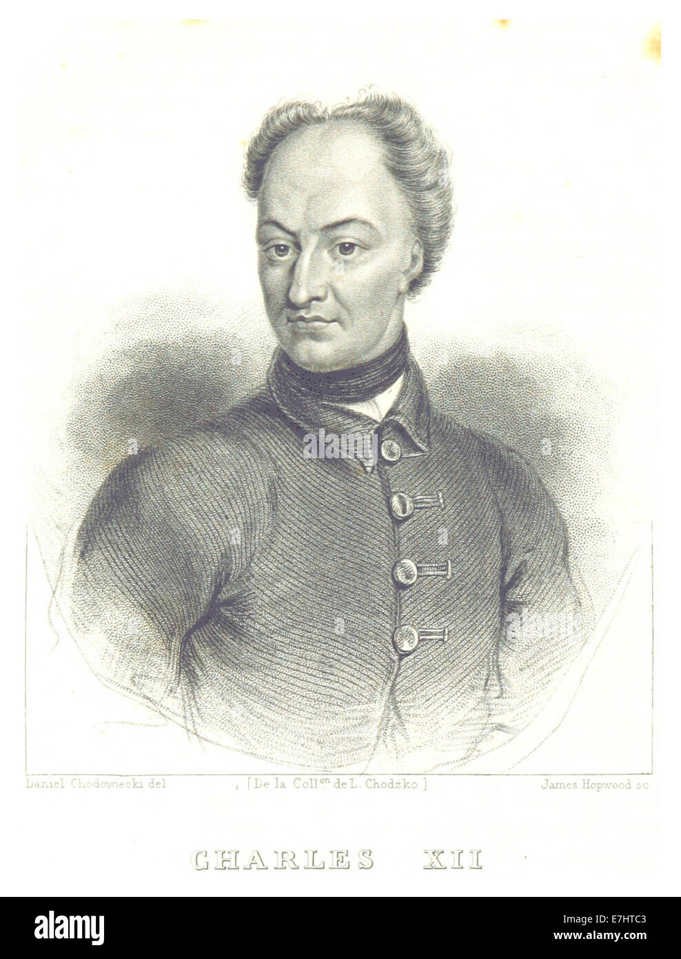 This 1839 illustration by Chodzko depicts Charles XII, the King of ...