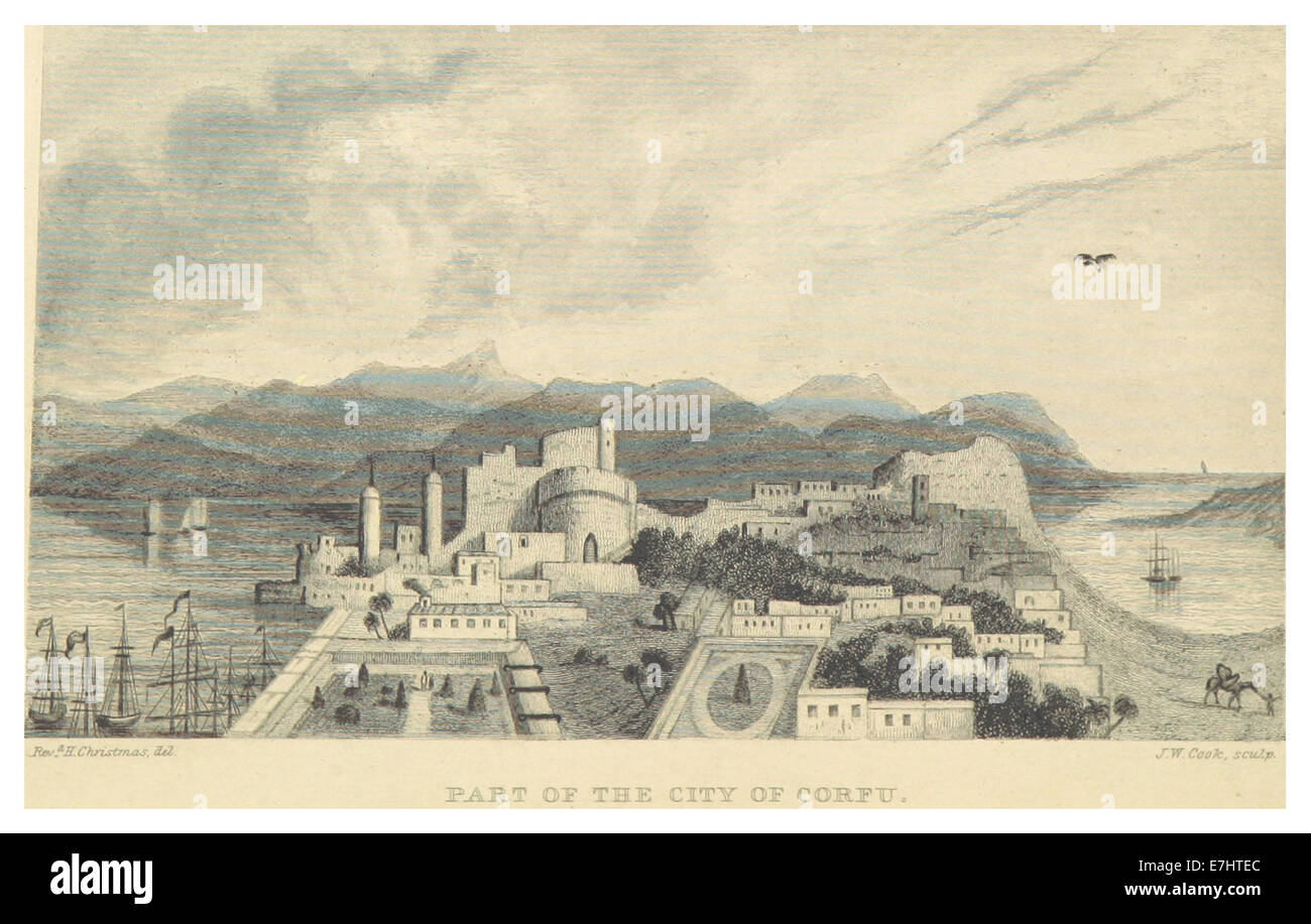 Old map of corfu hi-res stock photography and images - Alamy