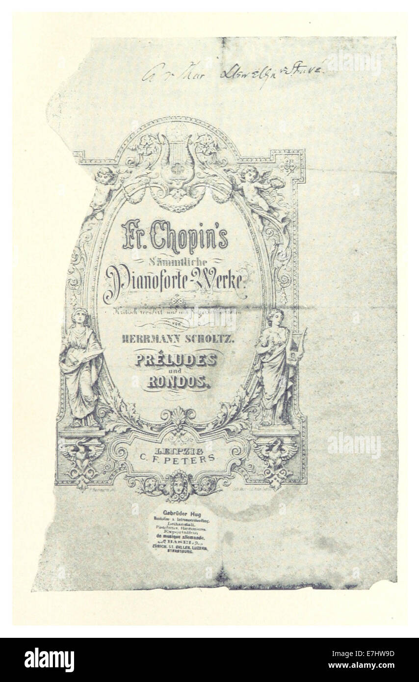 This 1891 illustration shows the title page of a musical score by ...