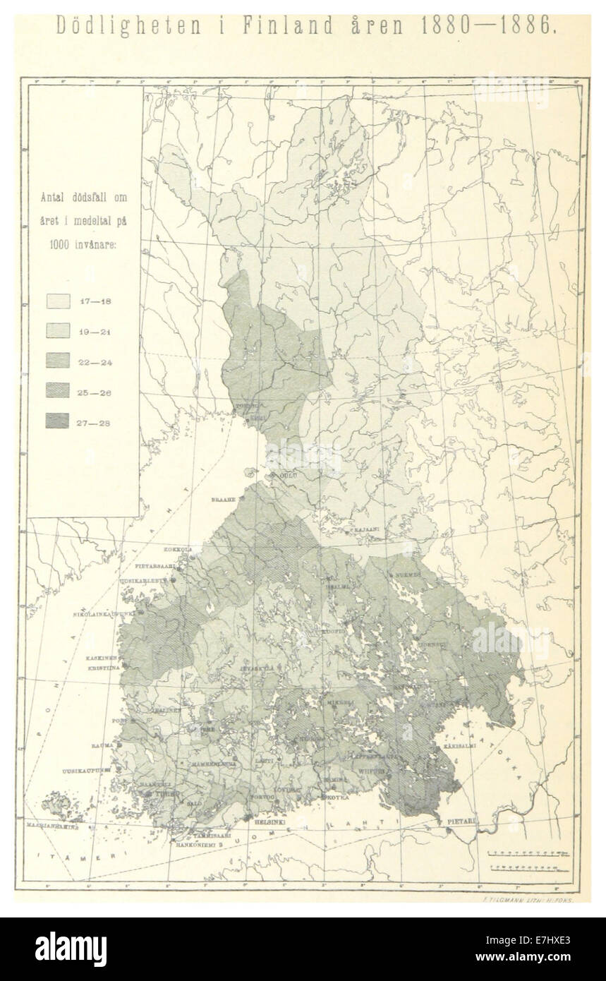 Old Map Finland Cut Out Stock Images & Pictures - Alamy