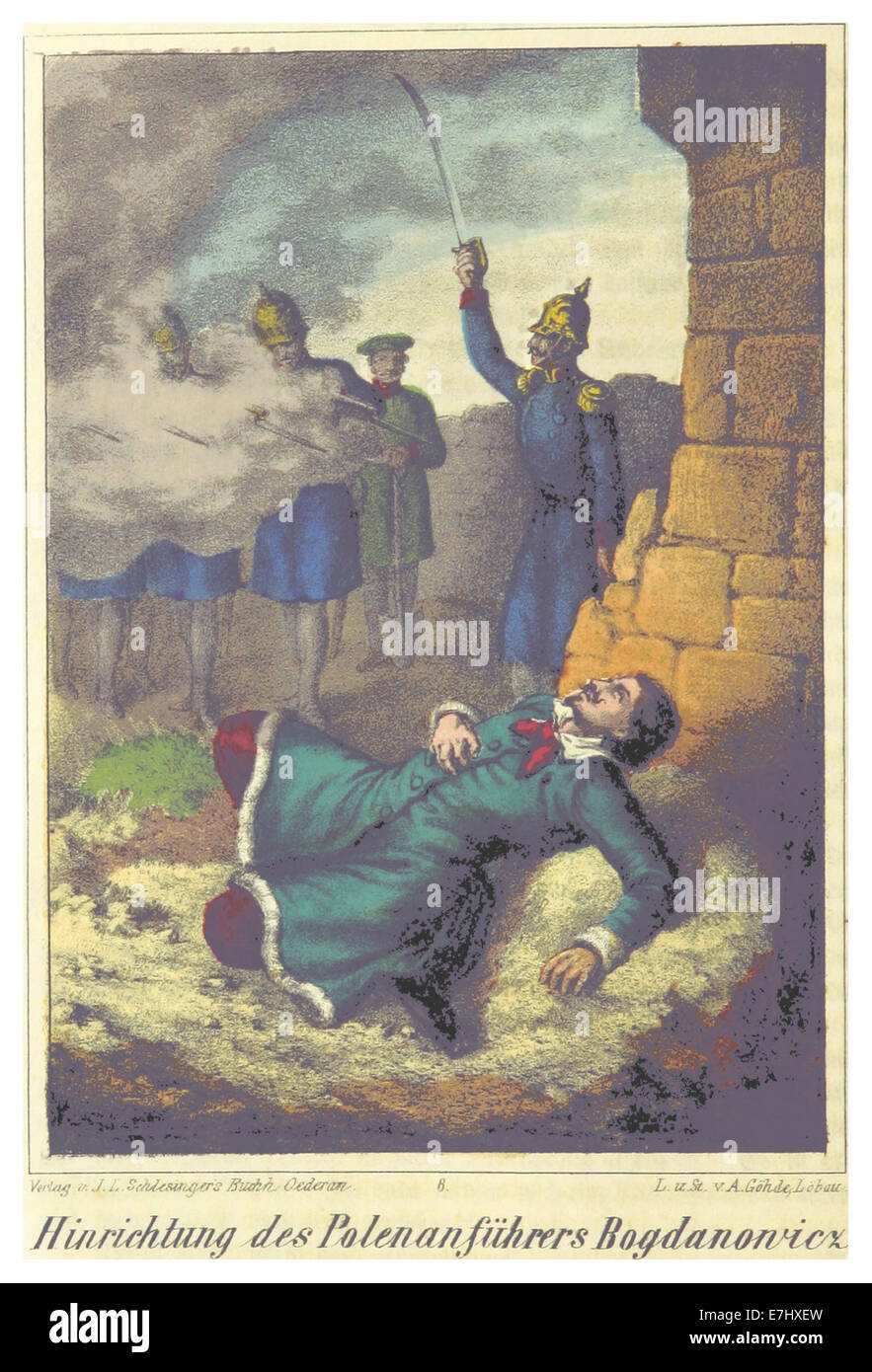 This 1864 illustration from the Polish Revolution depicts the execution ...