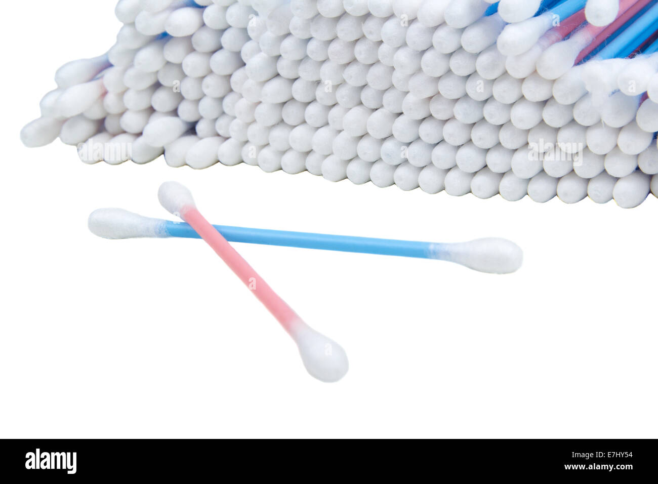 Cotton Buds isolated on a white background Stock Photo - Alamy