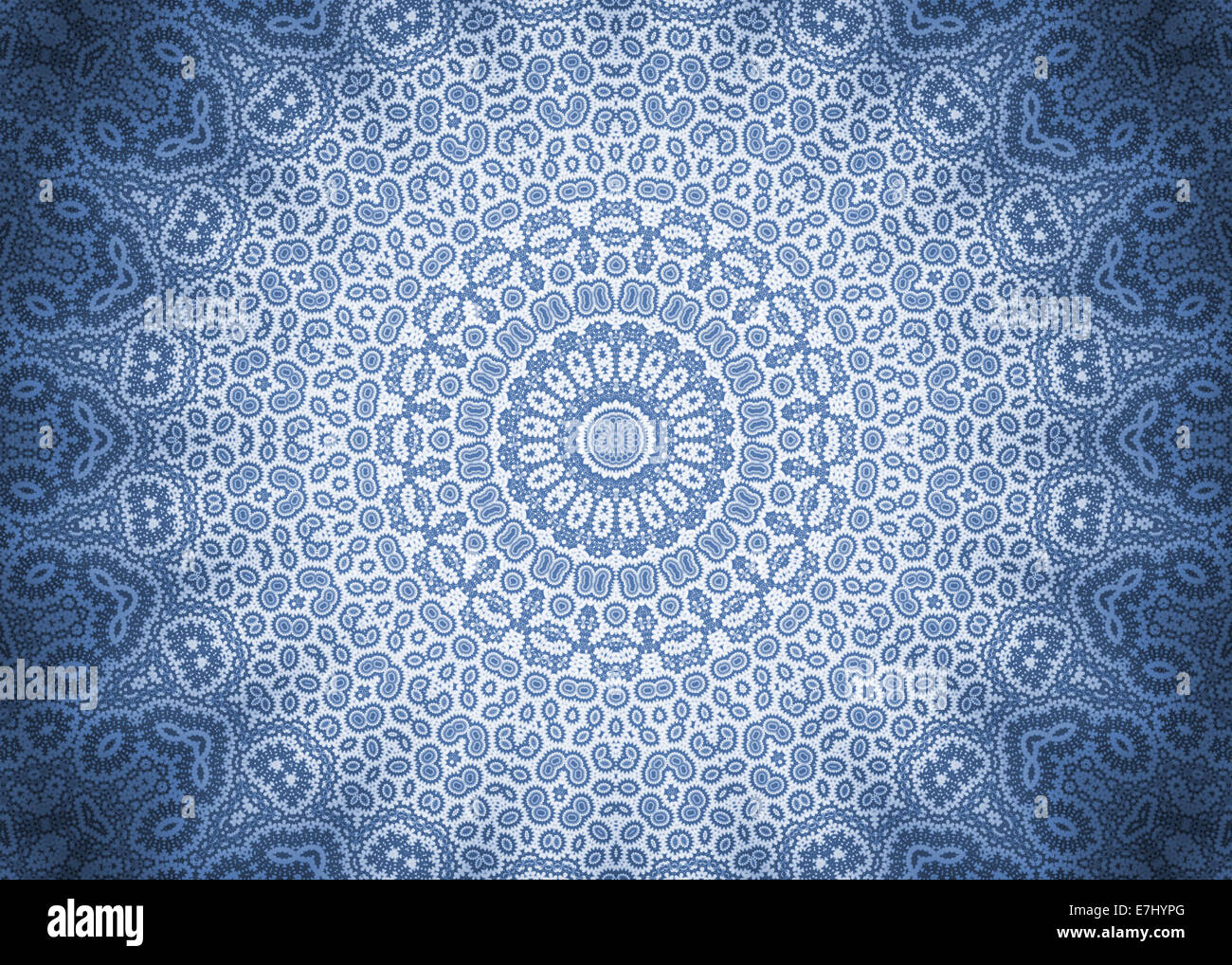 Blue abstract ornamental background Stock Photo - Alamy