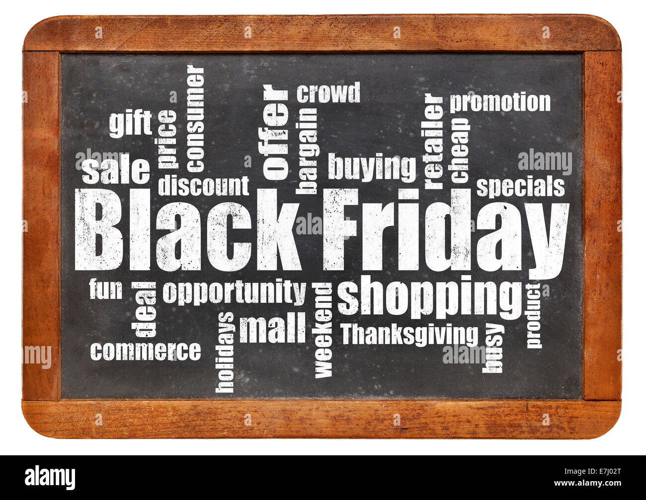 Black Friday shopping word cloud Stock Photo - Alamy