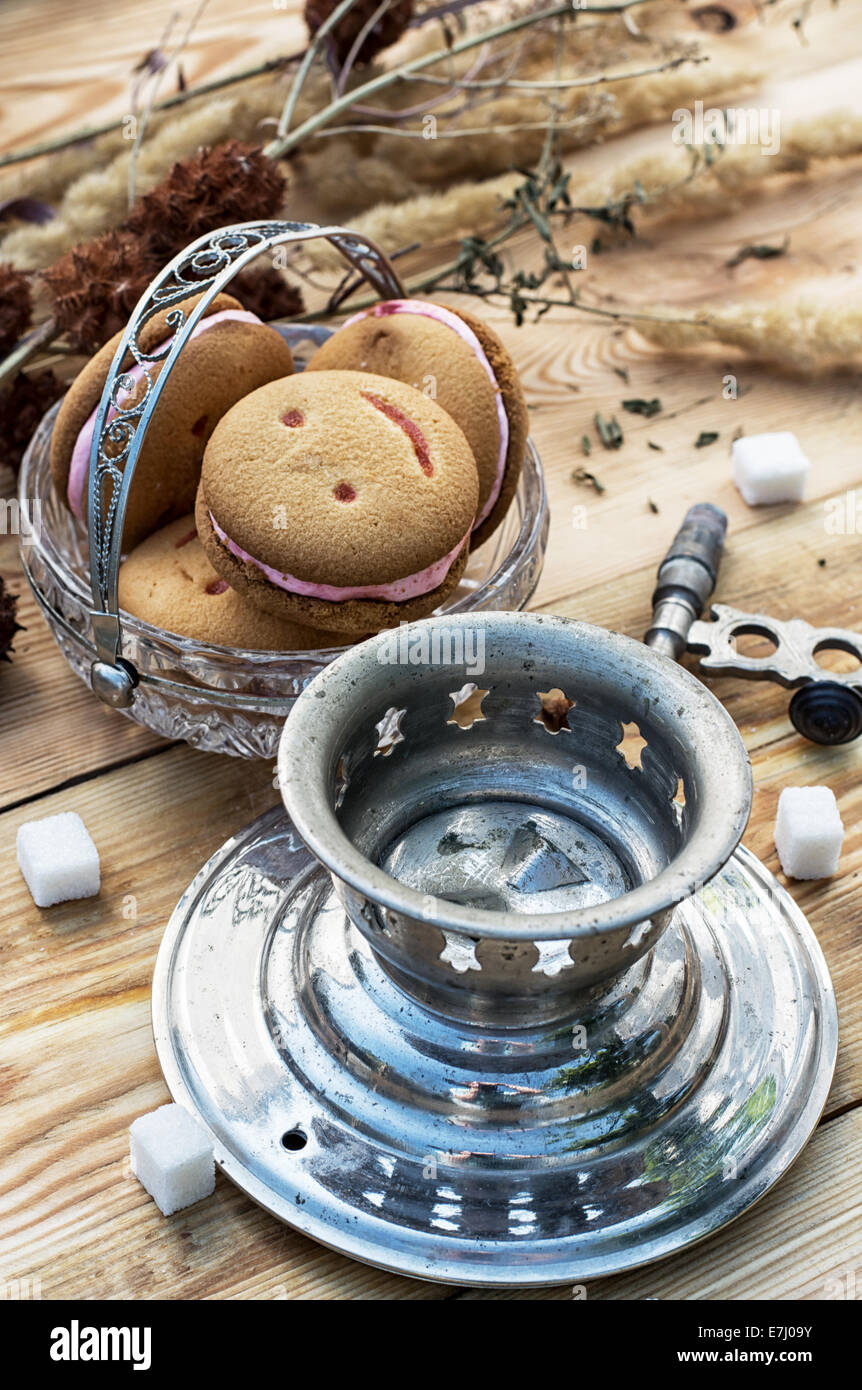 tea ceremony and sweets Stock Photo - Alamy