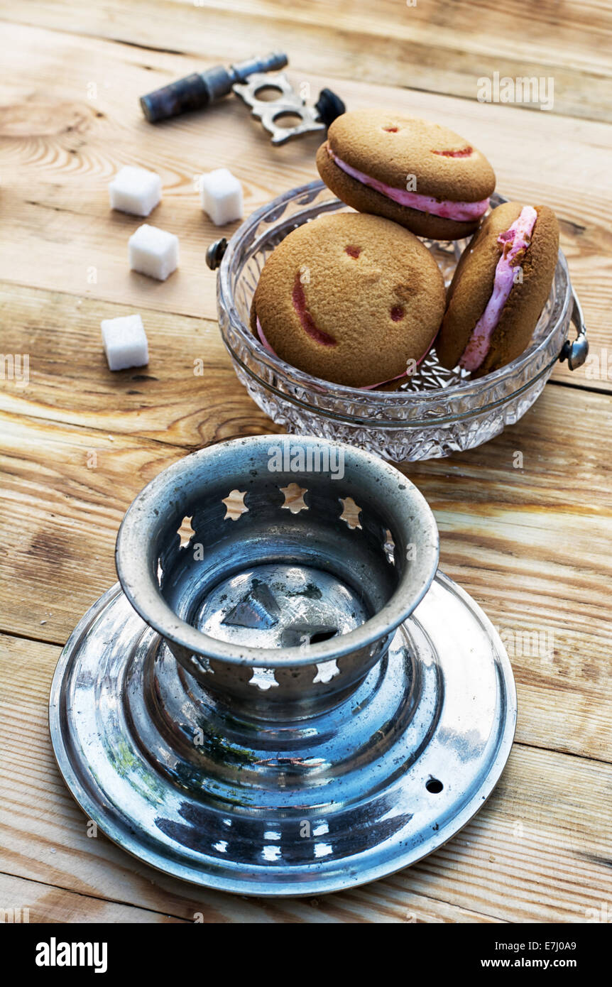 tea ceremony and sweets Stock Photo - Alamy