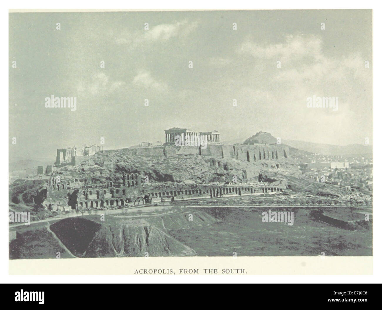 View on acropolis athens Cut Out Stock Images & Pictures - Alamy