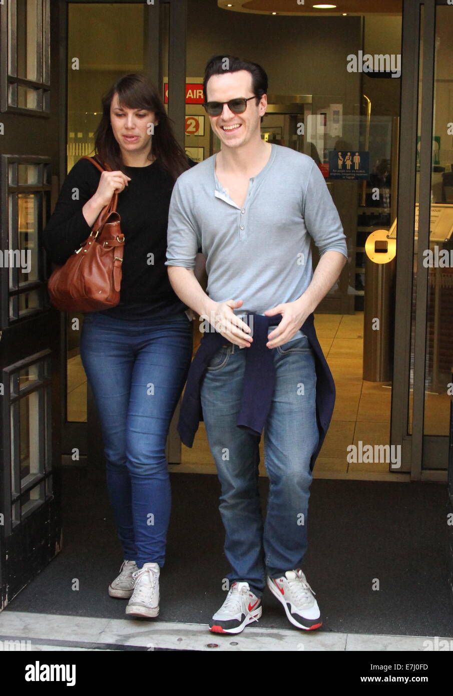Actor Andrew Scott leaving BBC Broadcasting House Featuring: Andrew ...