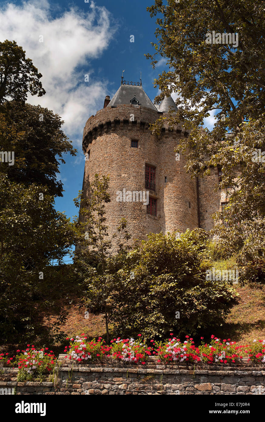 Chateau de Combourg, Brittany, France Stock Photo - Alamy