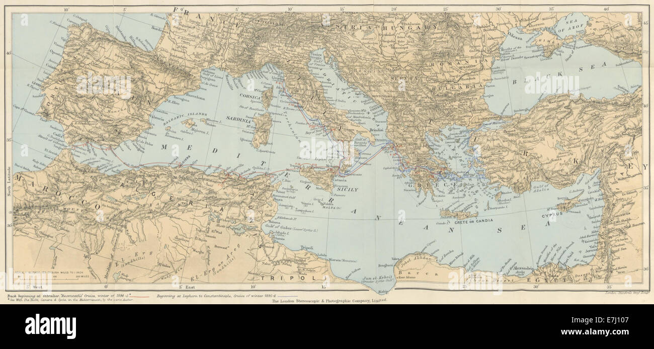 This book, 'Two Journeys of the Yacht Roseneath's in the Mediterranean ...