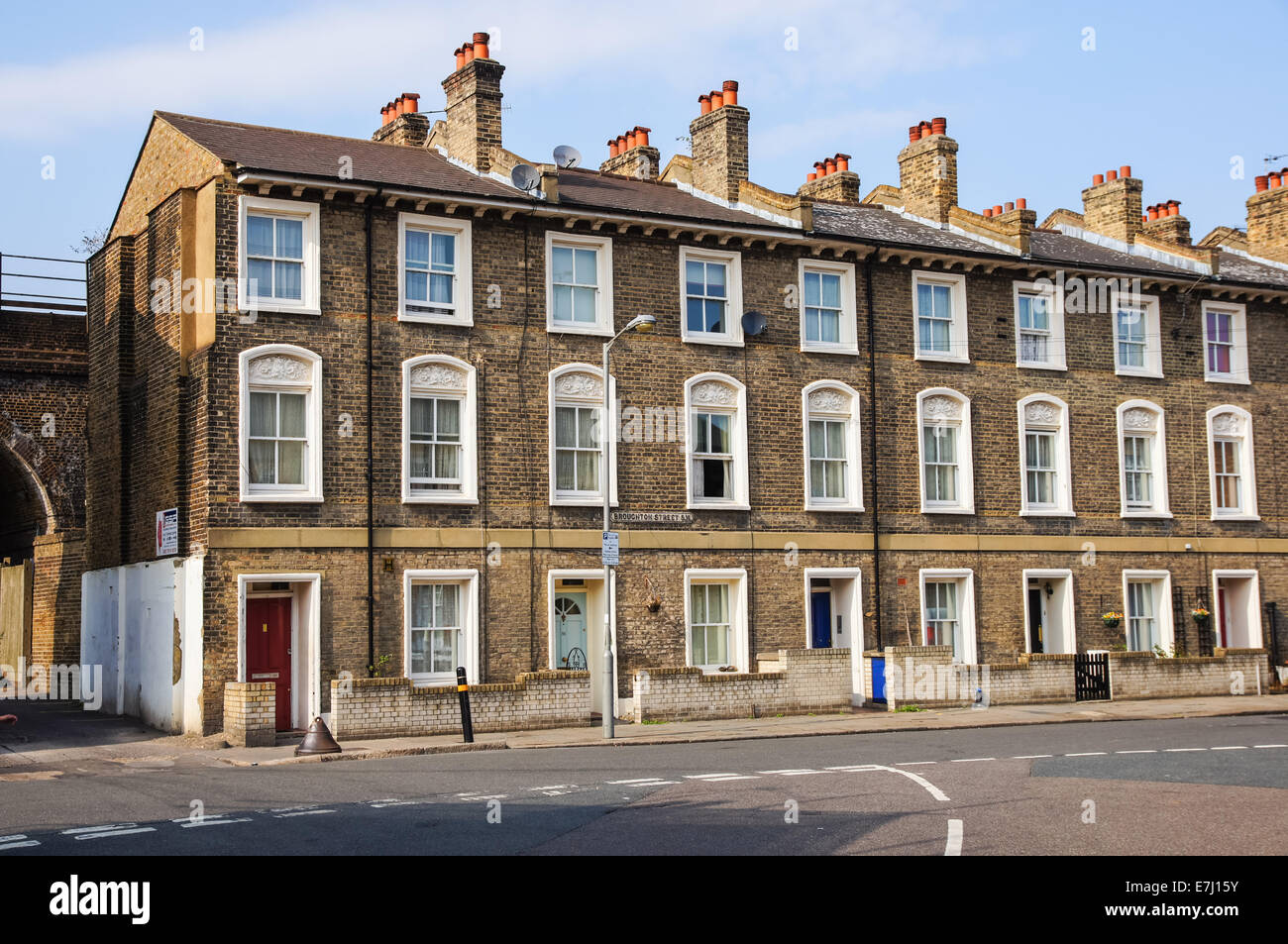 Terraced houses in South London England United Kingdom UK Stock Photo ...